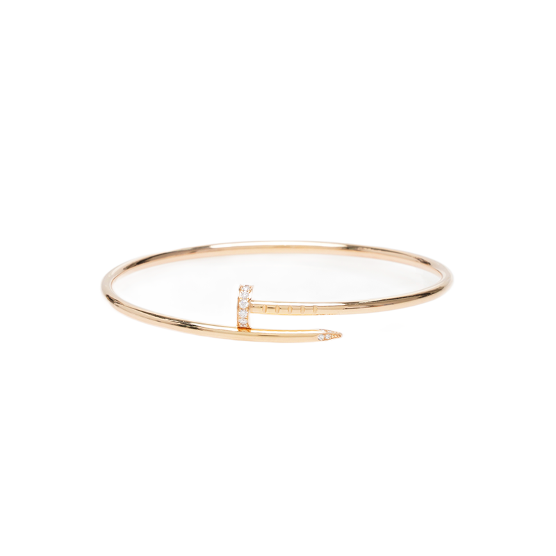 (17호) 로즈 골드 18K 다이아 저스트 앵 끌루 SM 팔찌 - 리본즈(REEBONZ)