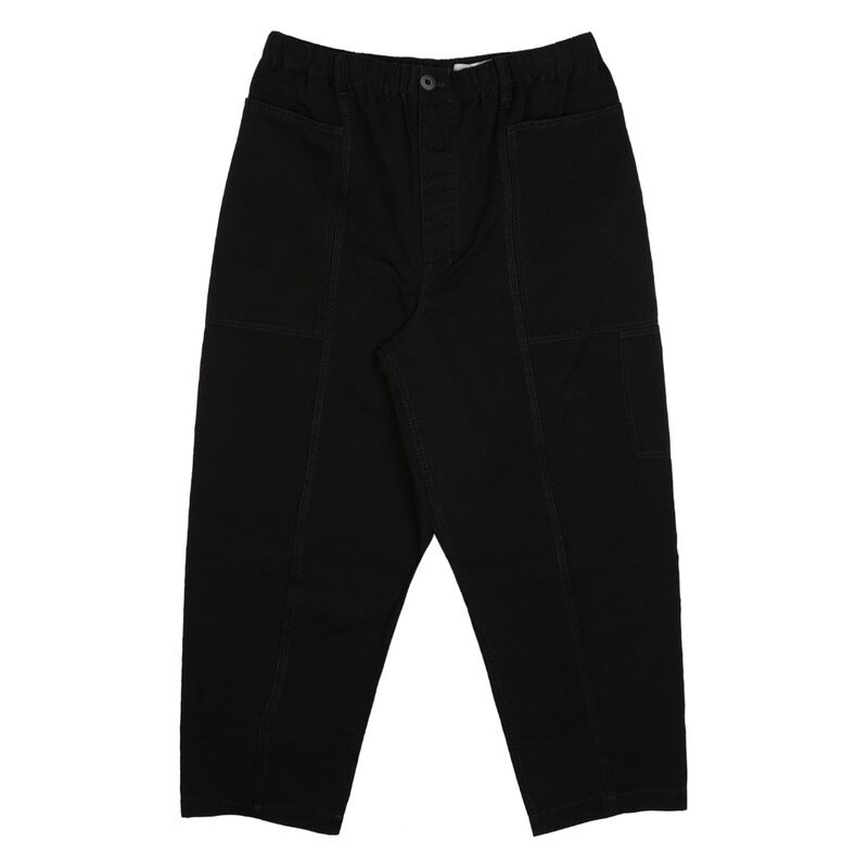 [르메르]22SS M 221 PA196 LF688 999 남성 퍼티그 린넨 팬츠 블랙 - 리본즈(REEBONZ)