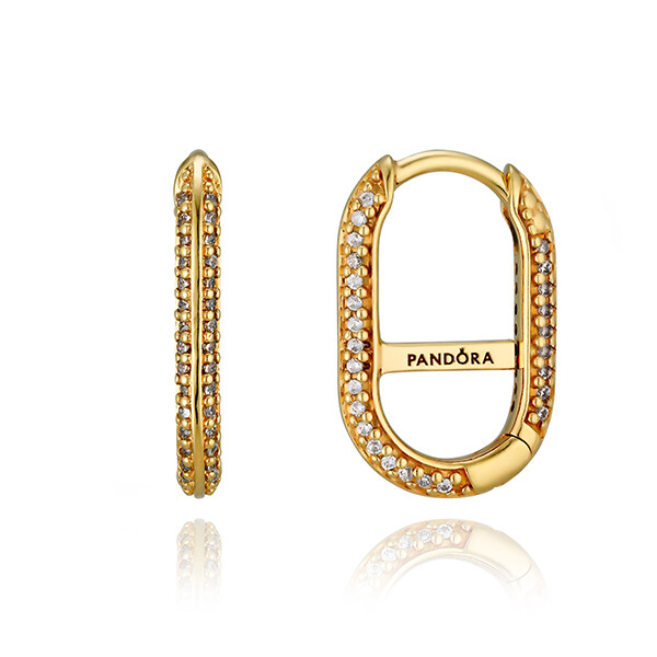 퀸잇 - [명품] 269682C01 미 파베 링크 싱글 귀걸이